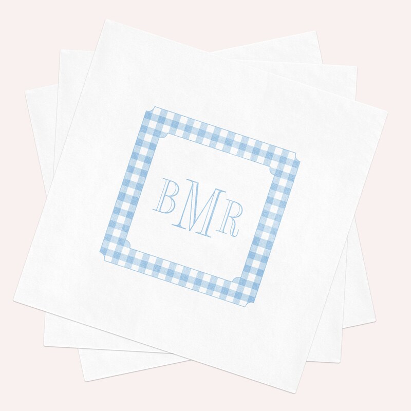 Monogrammed Napkins - Etsy