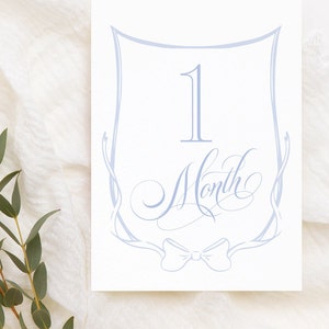 Boy Milestone Cards - Baby Gift - New Mom - Gift Ideas - Baby Shower ...