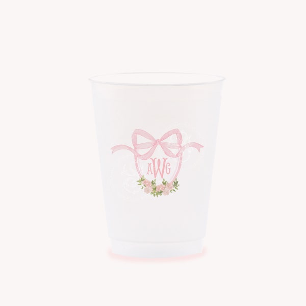 Monogram Cups - Etsy