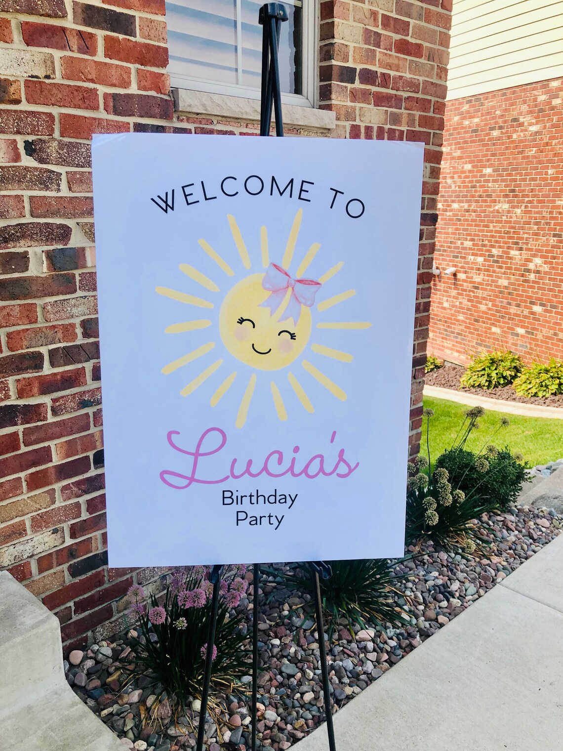 Sunshine Welcome Sign Sunshine Birthday Sign Our Little - Etsy