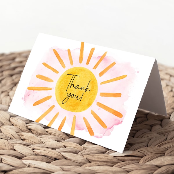 Sunshine Thank You - Etsy