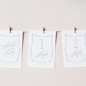 Boy Milestone Cards - Baby Gift - New Mom - Gift Ideas - Baby Shower ...