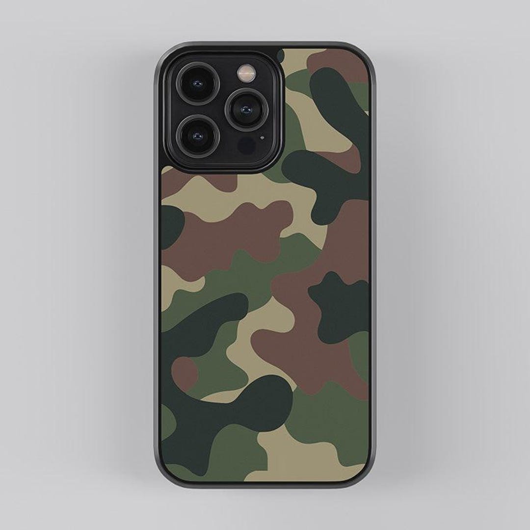 Camo iPhone 17 Case – Military Camouflage Phone Cover for iPhone 13–17 ...