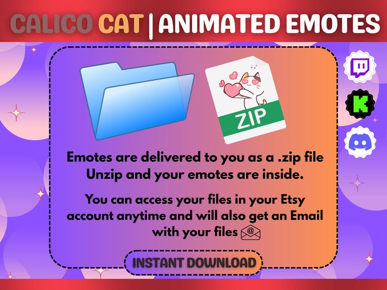 24 Calico Cat ANIMATED Emotes | Meme Cat Twitch Emotes | Cute Animated ...