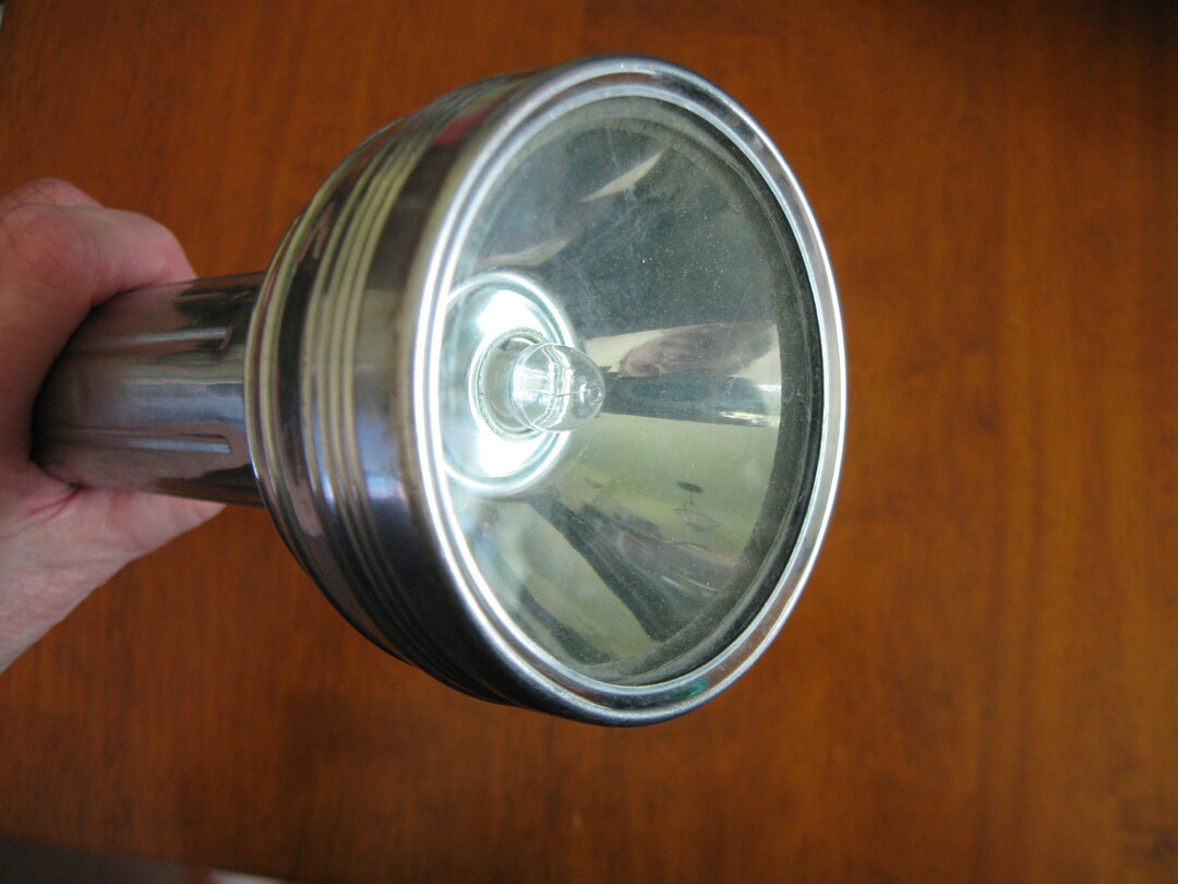 Mid-century Very Long Chrome HILCO LITE Flashlight - Etsy