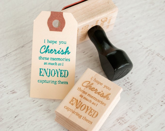 Photographer Packaging - Wooden Stamp for Photographers - Gifts for ...