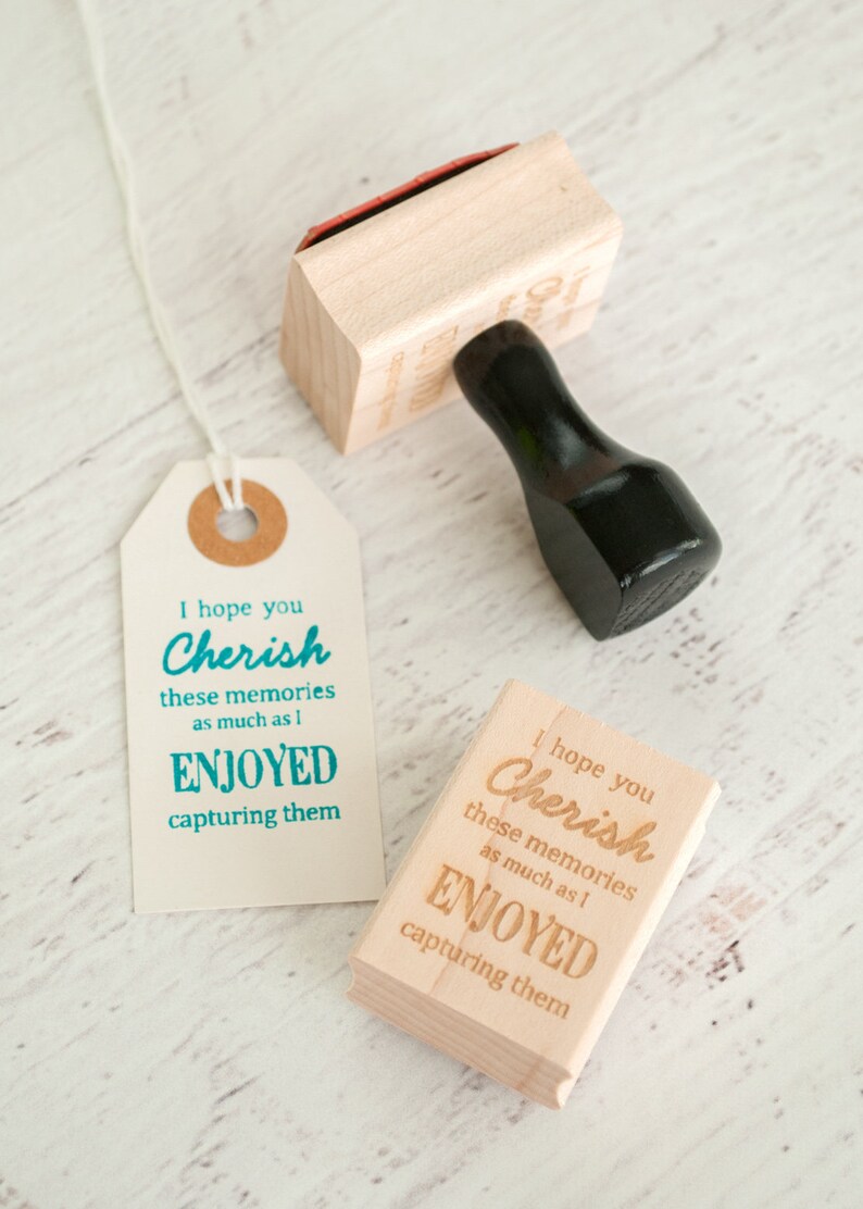 Photographer Packaging Wooden Stamp for Photographers | Etsy