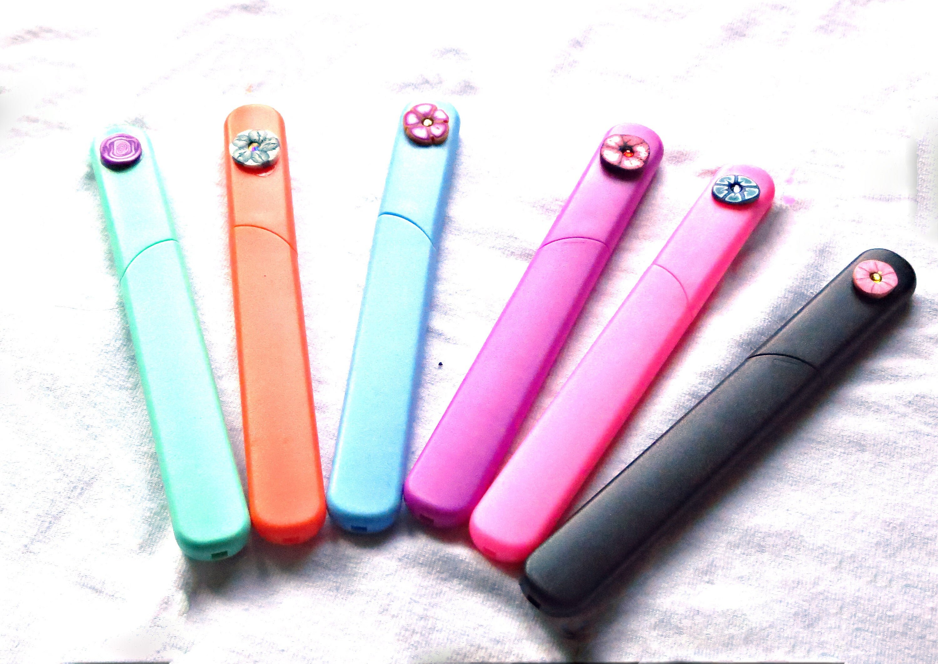 Nail File Crystal Nail File With Pink Hard Case - Etsy