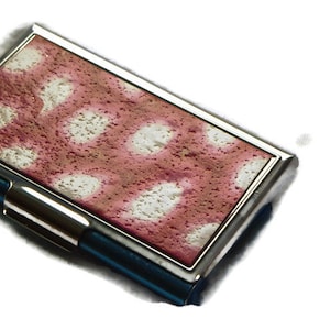 Credit Card Case RFID Card Case Pink Credit Card Case Metal Credit Card ...