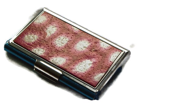 Credit Card Case RFID Card Case Pink Credit Card Case Metal - Etsy