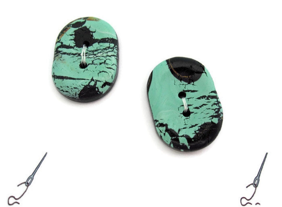 Buttons, Turquoise Buttons, Artistic Turquoise Buttons - Etsy UK