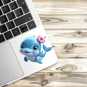 Printable Ocean Animal Stickers for Kids Kawaii Sea Creatures Clipart ...