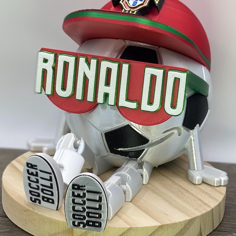 Ronaldo Figurine - Etsy