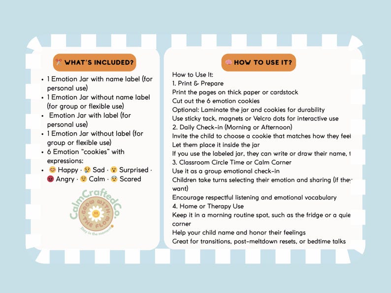 Emotion Jar for Classroom – Printable Feelings Activity for Kids ...