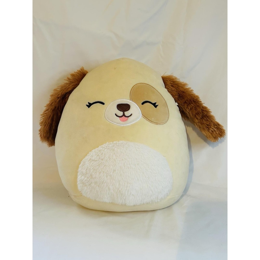 Original Squishmallows Dog Plush Stuffed Animal Brown Tri Color 10 ...