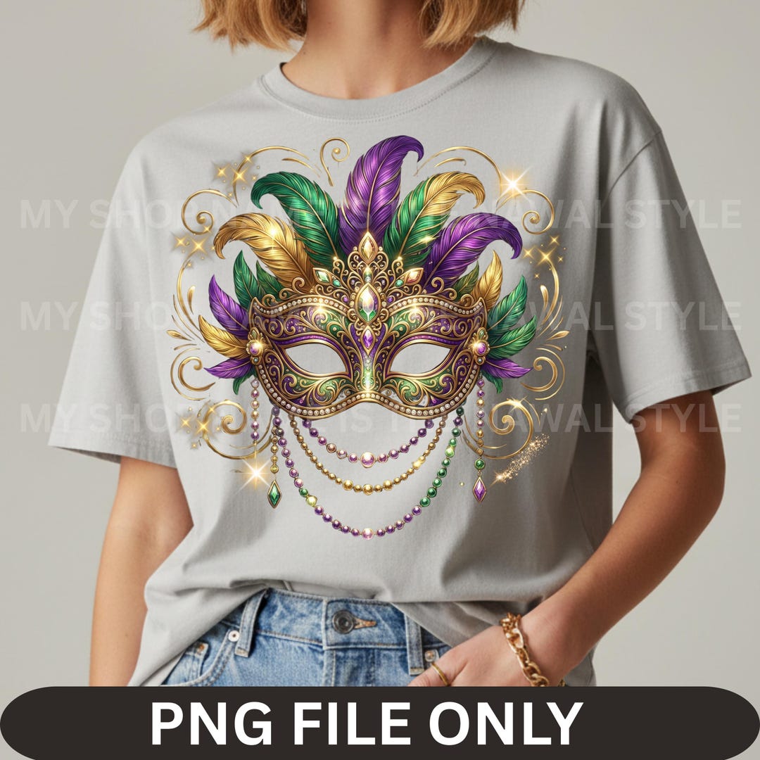 Mardi Gras Mask PNG, Coquette Bow, Carnival Decor (digital Download) - Etsy