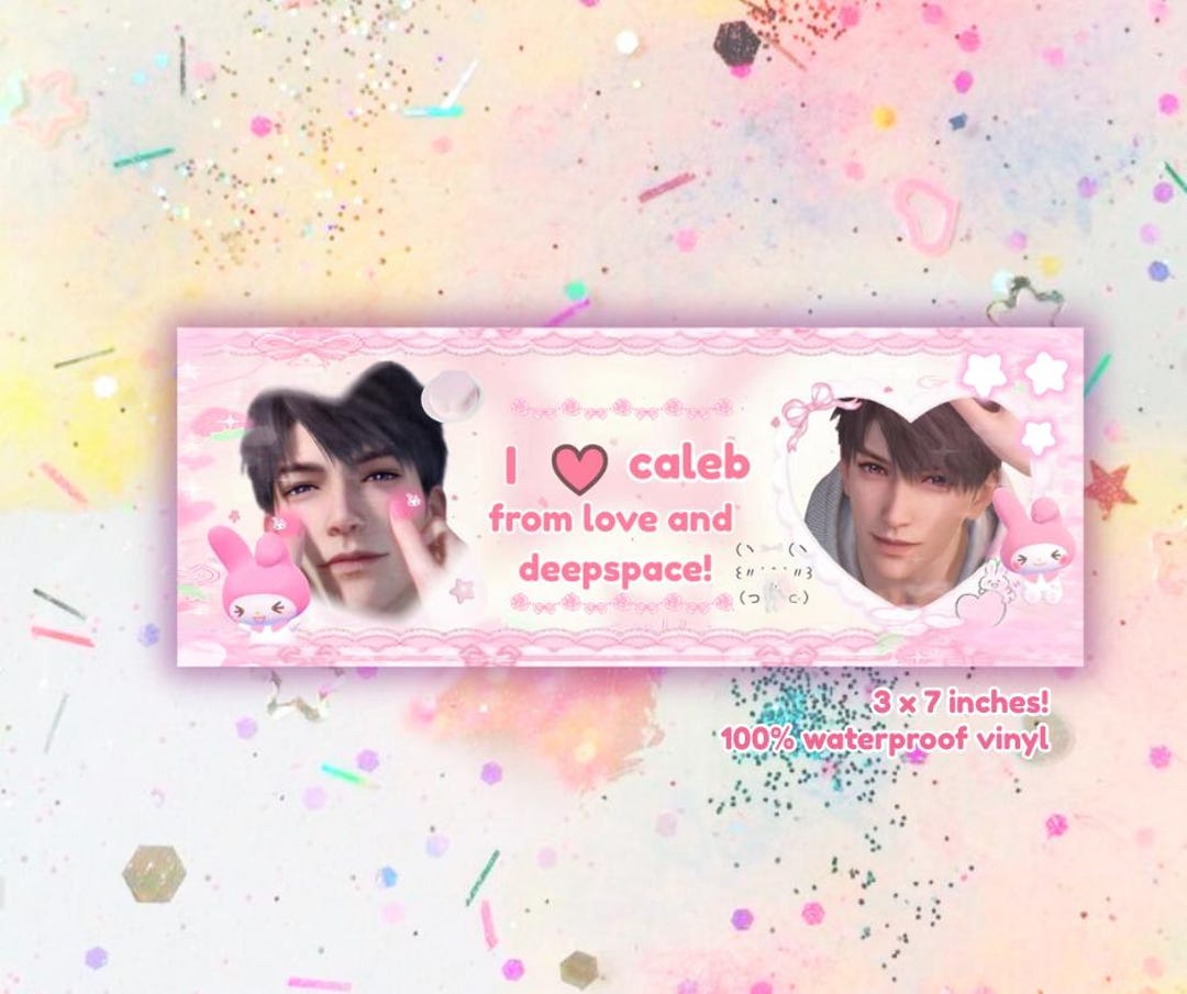 I Love Caleb From Love and Deepspace Bumper Sticker - Etsy