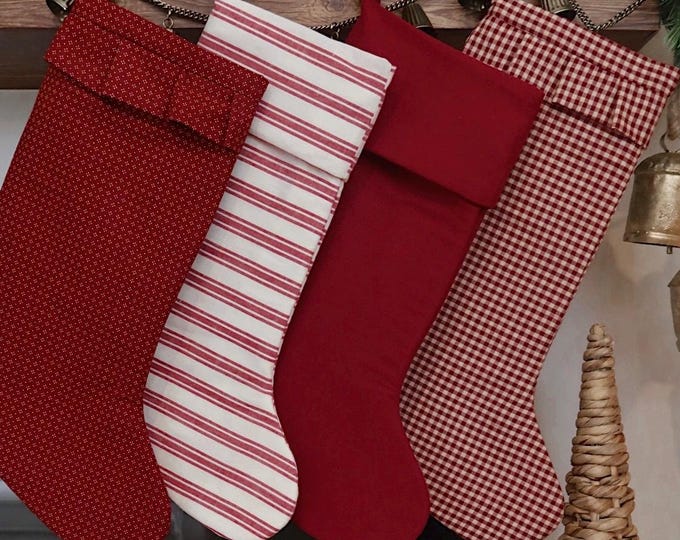 Christmas Stocking: Handmade USA, Family Stockings - Etsy