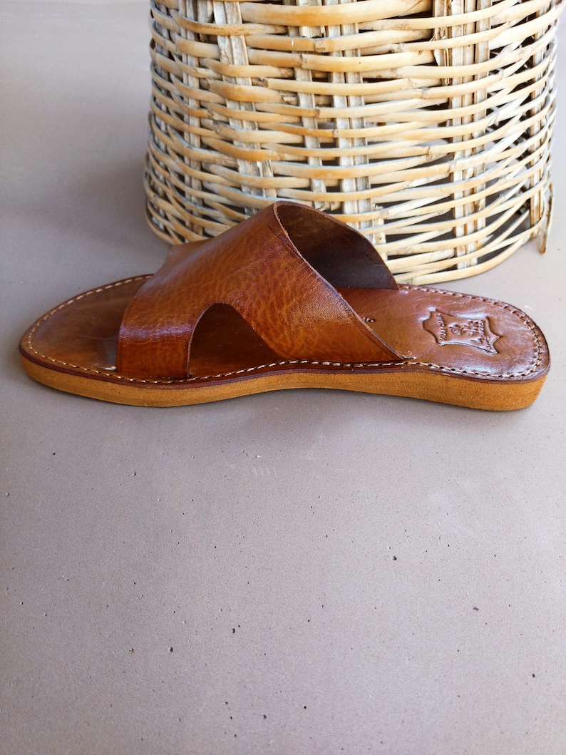 Handmade Moroccan Leather Sandals for Men – Classic Comfort in Genuine ...