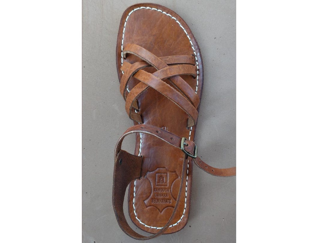 Handmade Leather Sandals for Women – Moroccan Sandals – Durable ...
