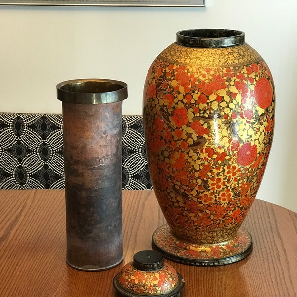 Large Paper Mache Vase - Etsy