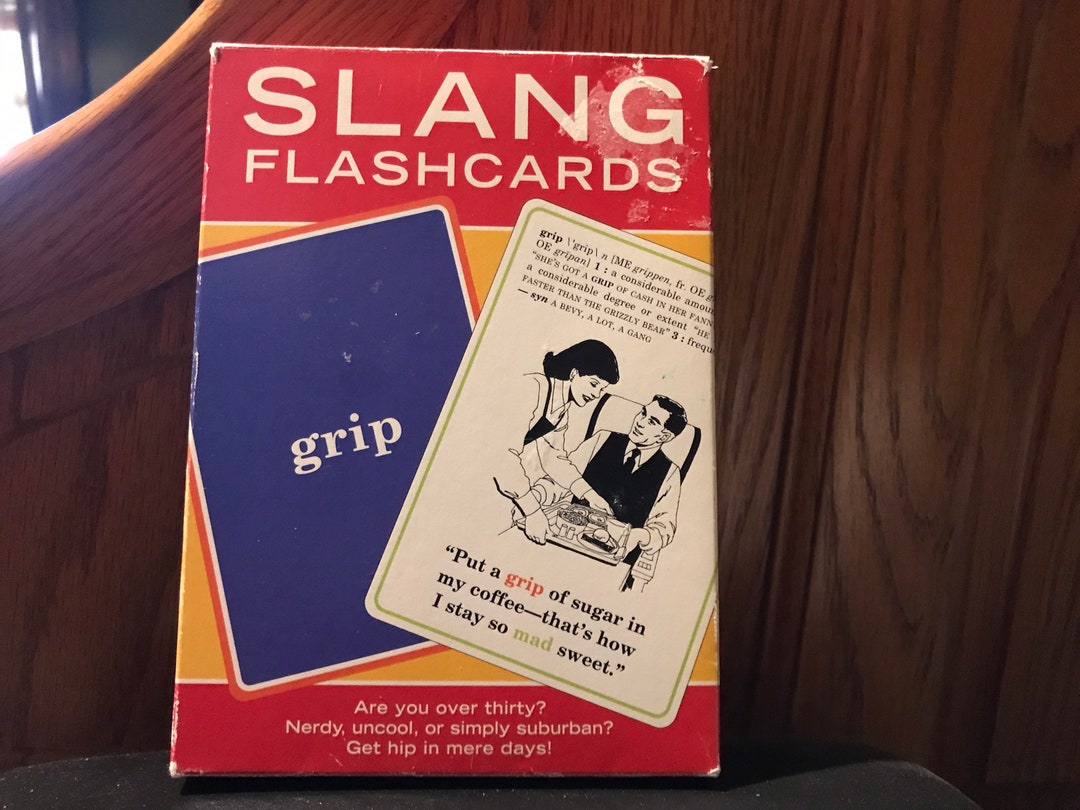 Set of 60 Illustrated Slang Flashcards - Knock Knock Who's There Inc ...