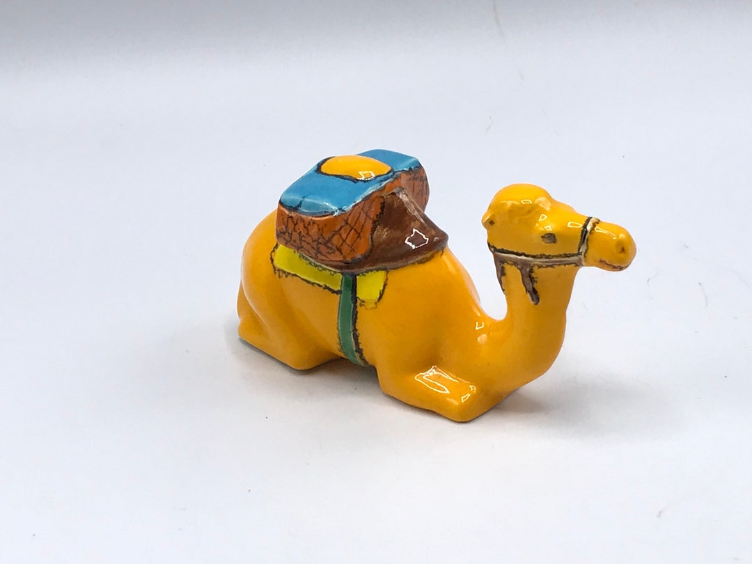 Satya Ceramic Camel - Glazed Nativity Style Animal Figures - Etsy