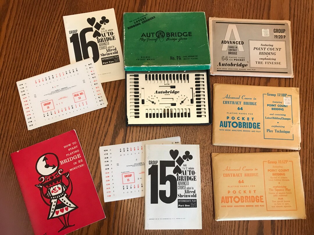 1950s Autobridge Solitaire Mechanical Playing Board - Etsy