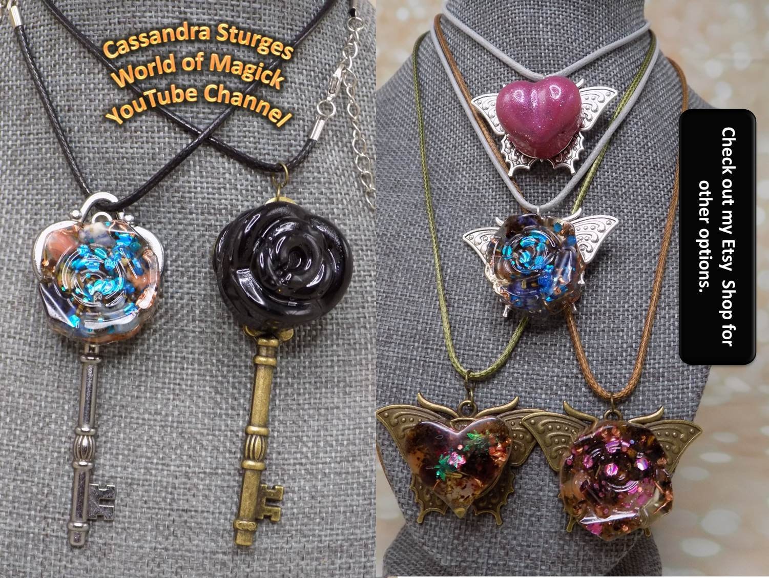 Powerful Attract Money Amulet Necklace, Money Spell Jewelry, Wealth ...