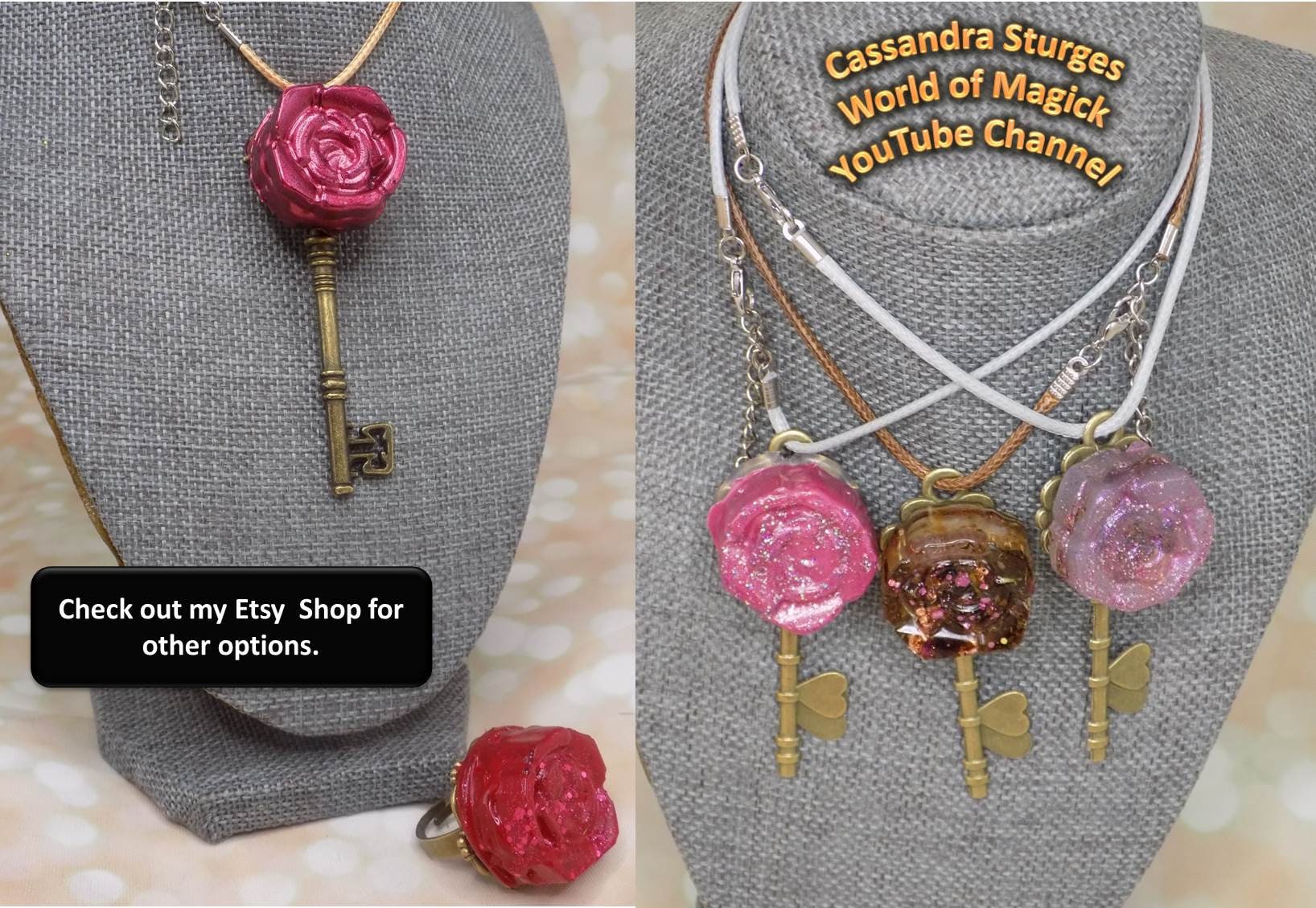 Powerful Attract Money Amulet Necklace, Money Spell Jewelry, Wealth ...