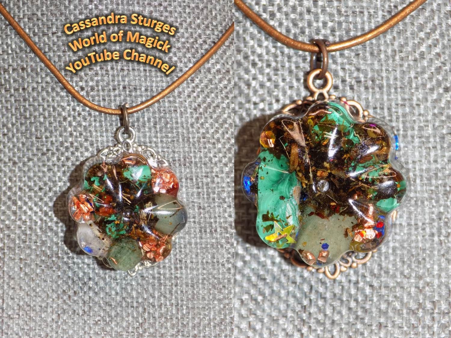 Powerful Attract Money Amulet Necklace, Money Spell Jewelry, Wealth ...