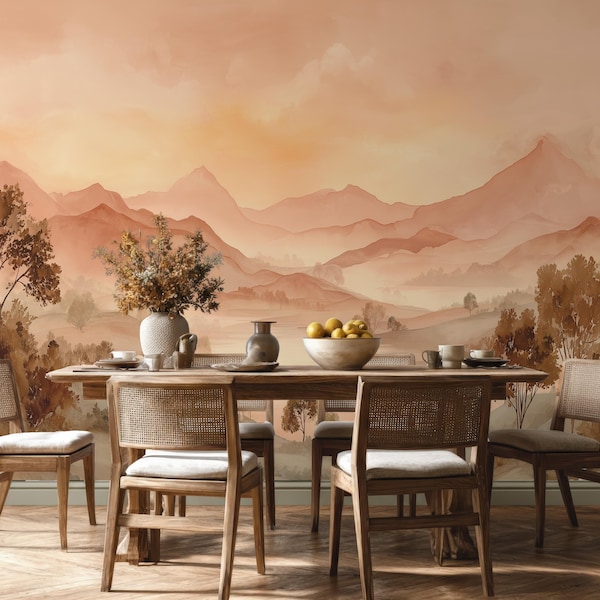 Sunset Wall Mural - Etsy