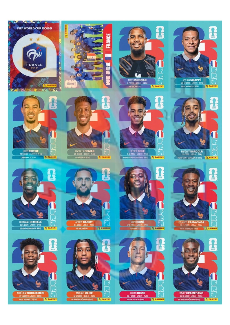 World Cup 2026 Printable Sticker +Album PDF | +900 Soccer Stickers ...