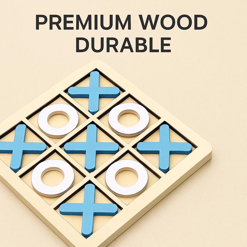 Wood Tick Tack Toe Board - Etsy