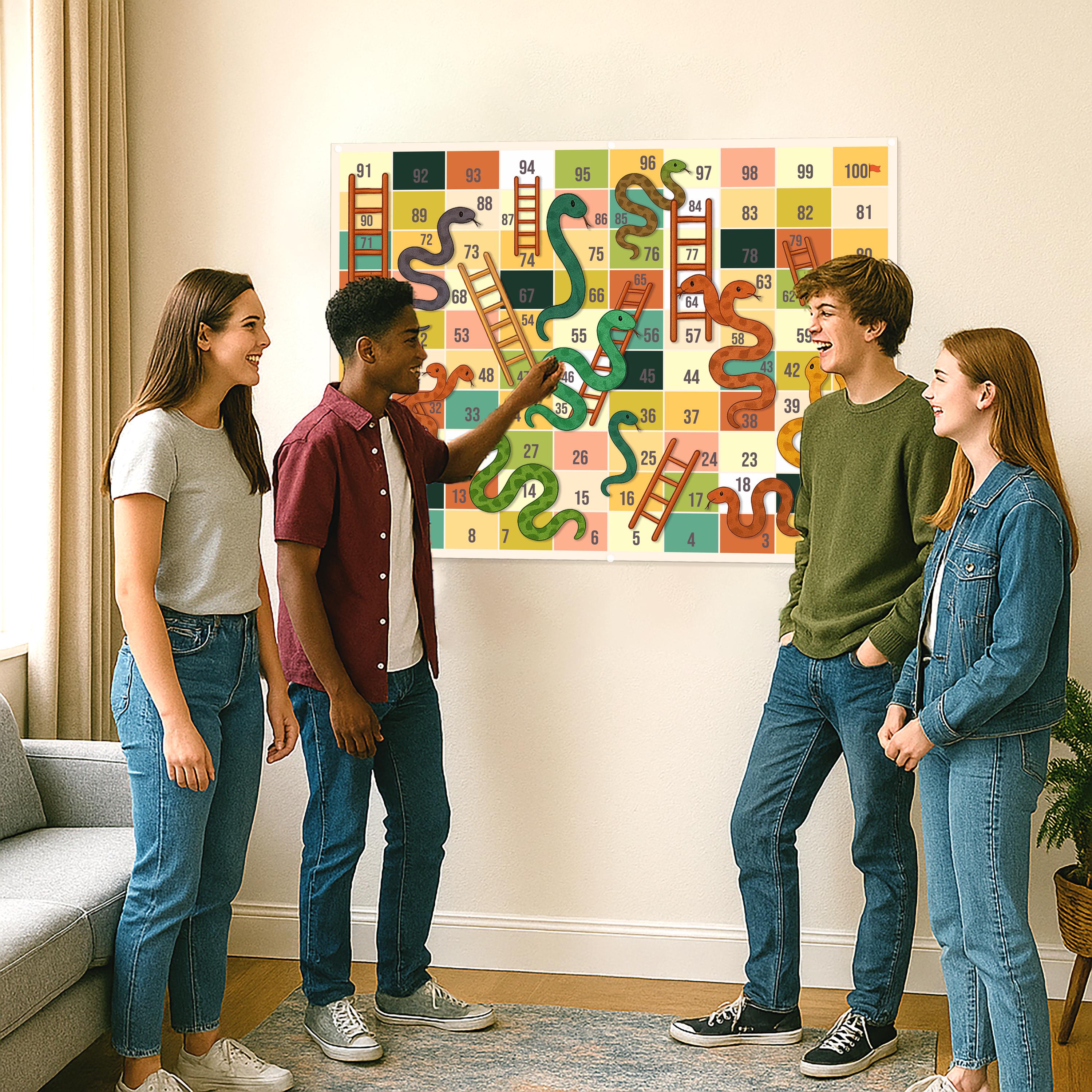 Magnetic Snakes and Ladders Wall Game: Kids Room Decor - Etsy