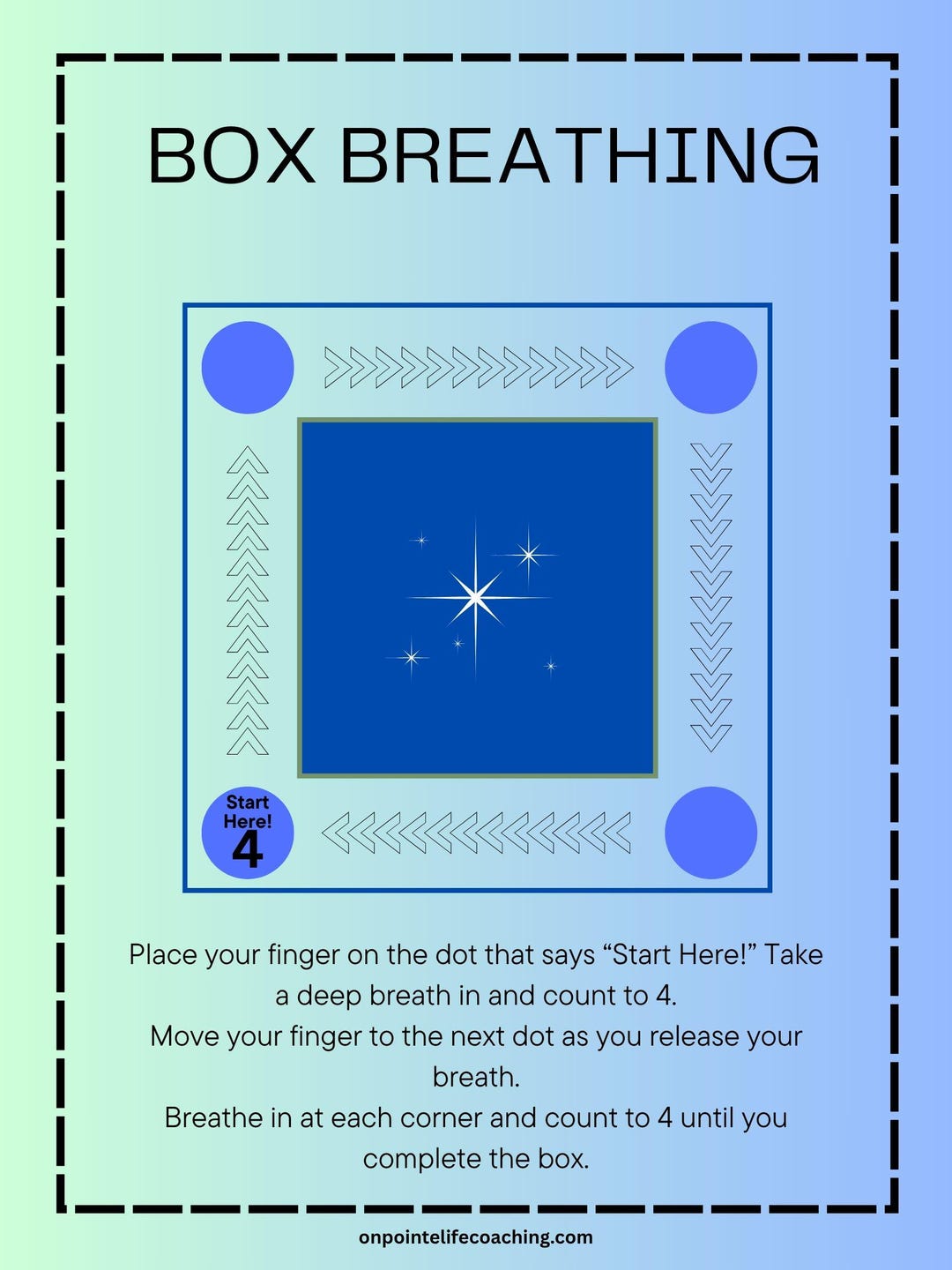 Box Breathing PDF - Etsy