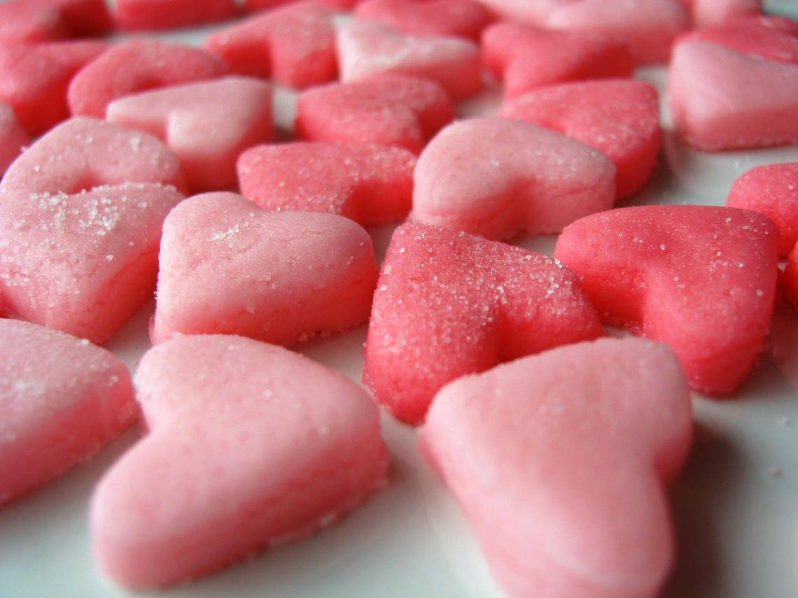 Sweetheart Mini Heart Mints 6 Dozen Cream Cheese Mints - Etsy