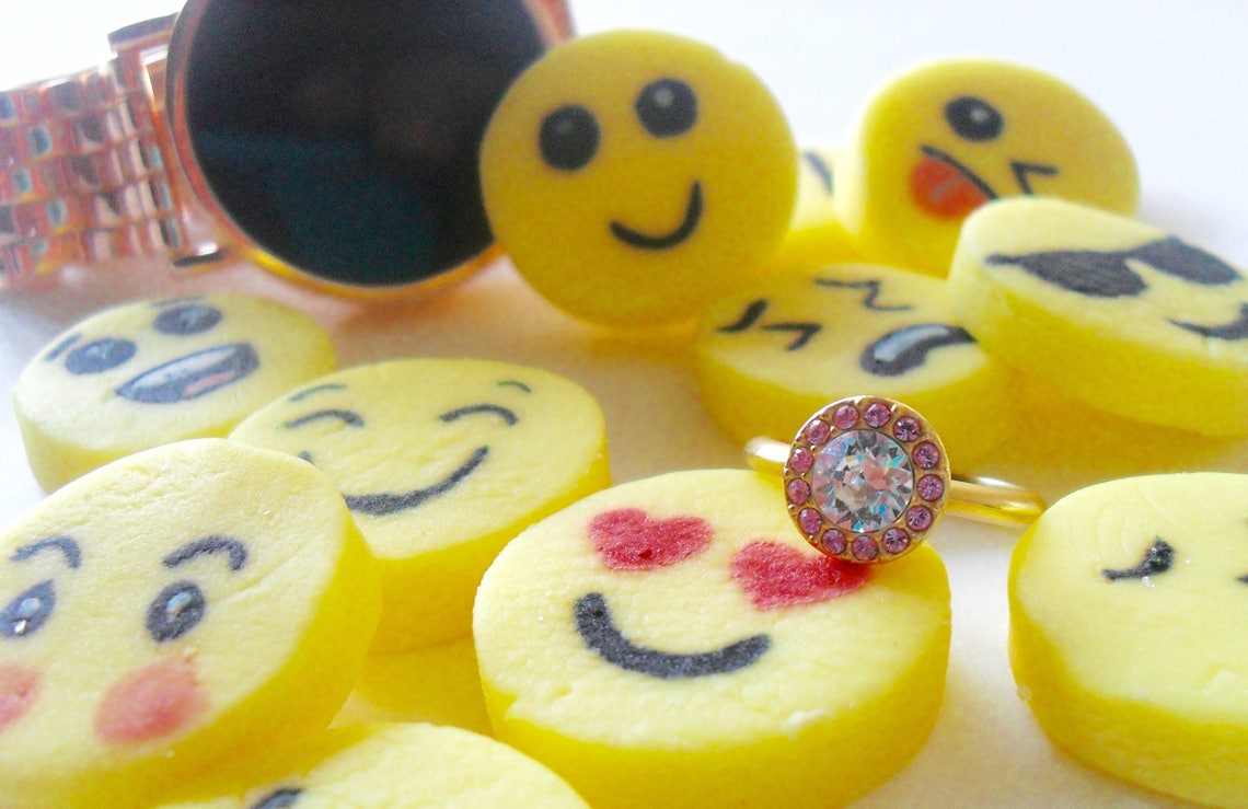 EMOJI MINTS - 6 Dozen Cream Cheese Mints, Birthday Parties ...
