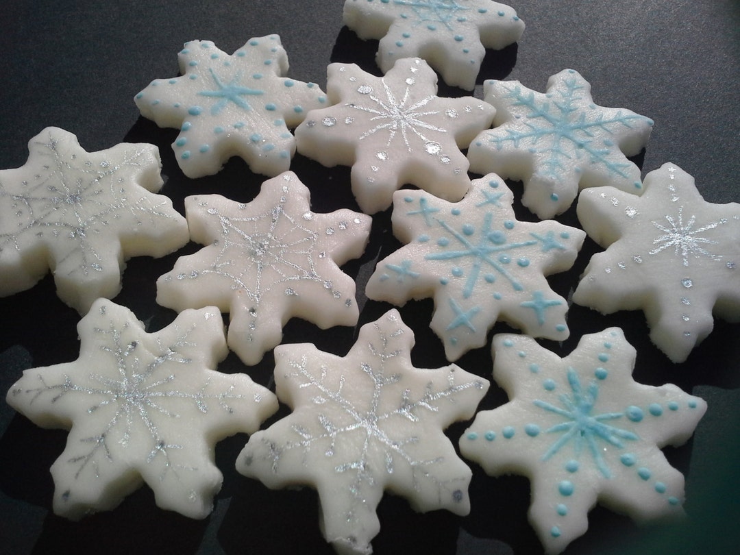 FROZEN SNOWFLAKE MINTS - 6 Dozen (72) Mints, Holiday Celebrations, New ...