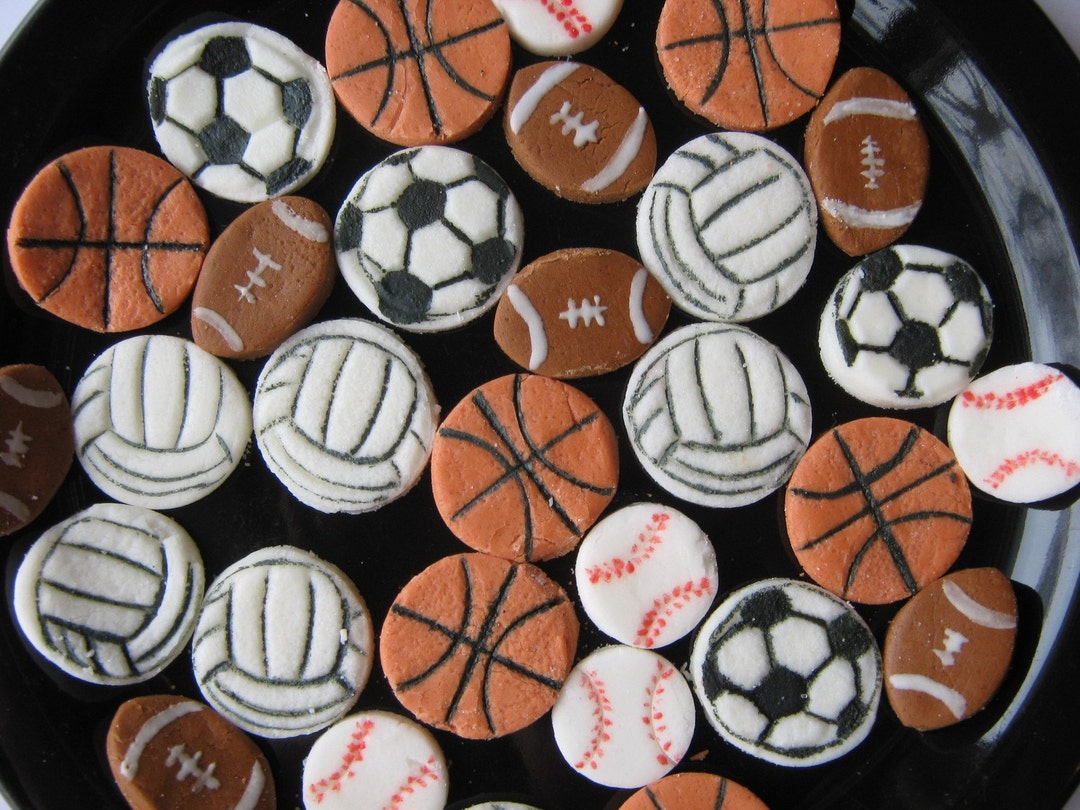 SPORTS MINTS - 6 Dozen Cream Cheese Mints, Super Bowl, Graduation ...