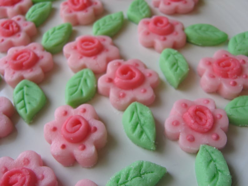 Grandma's Old Fashion Roses and Mini Leaf Mints - Cream Cheese Mints ...