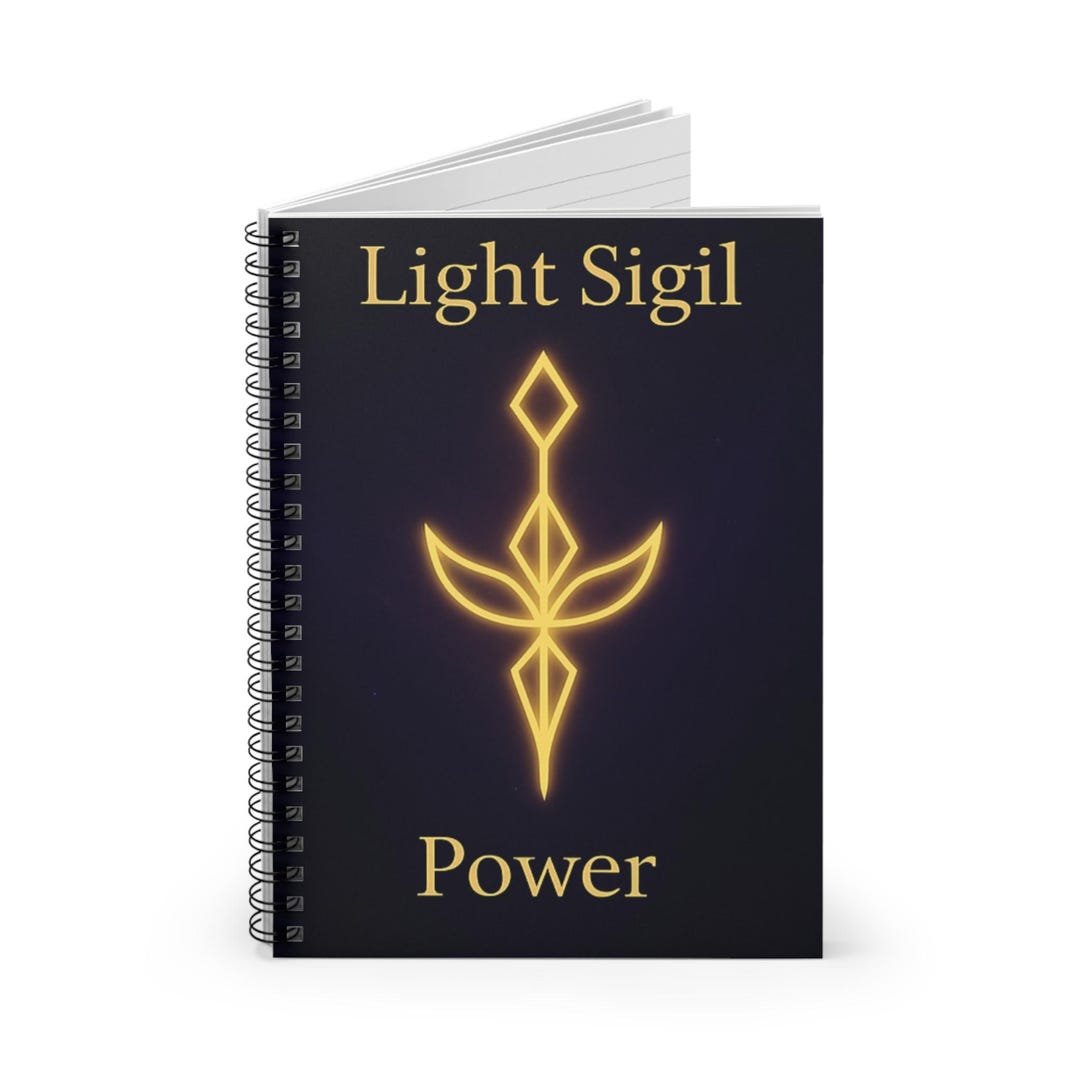Light Sigil Spiral Notebook: Spiritual Journal, Daily Planner - Etsy