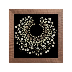 RBG Framed PRINT of Original Pressed Flower Art Print, RBG Wall Art ...