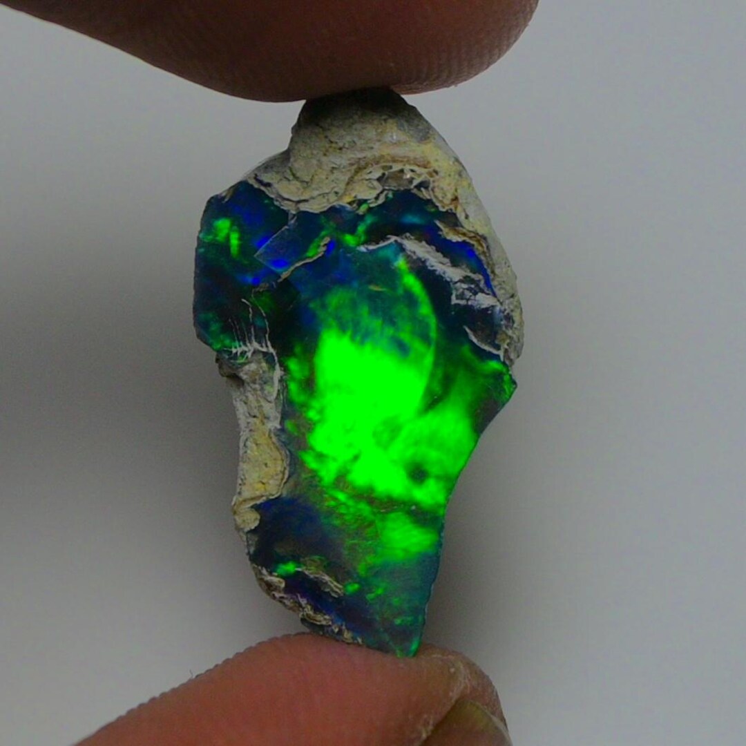 Blue Ethiopian Opal Rough, Welo Fire Opal, 5.25 Cts - Etsy