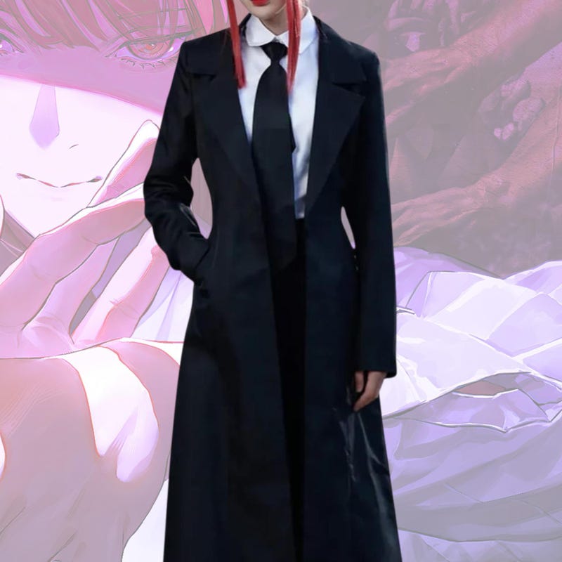Black Anime Coat - Etsy UK