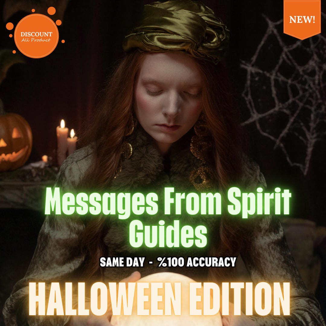 Halloween Spirit Guide Reading - Same Day Delivery - Etsy