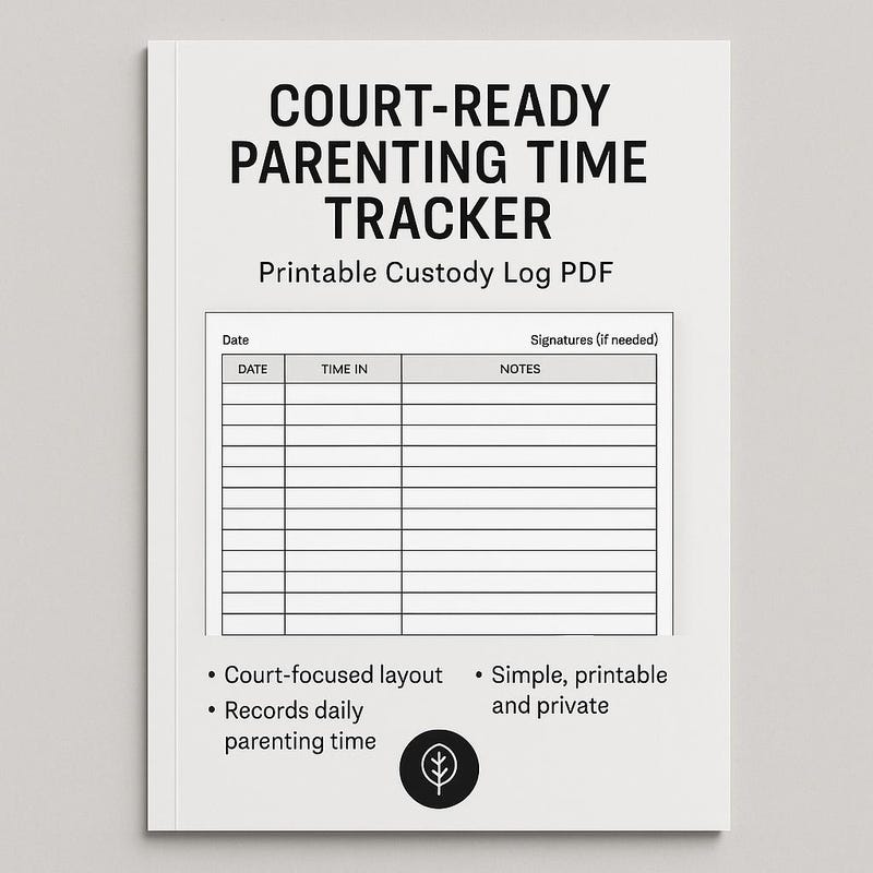 Coparenting Excel Tracker - Etsy