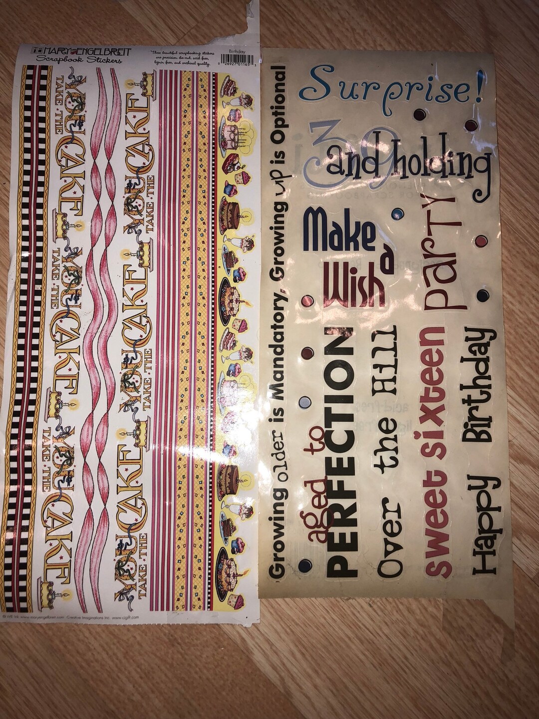 Milestone Scrapbook Stickers - Etsy