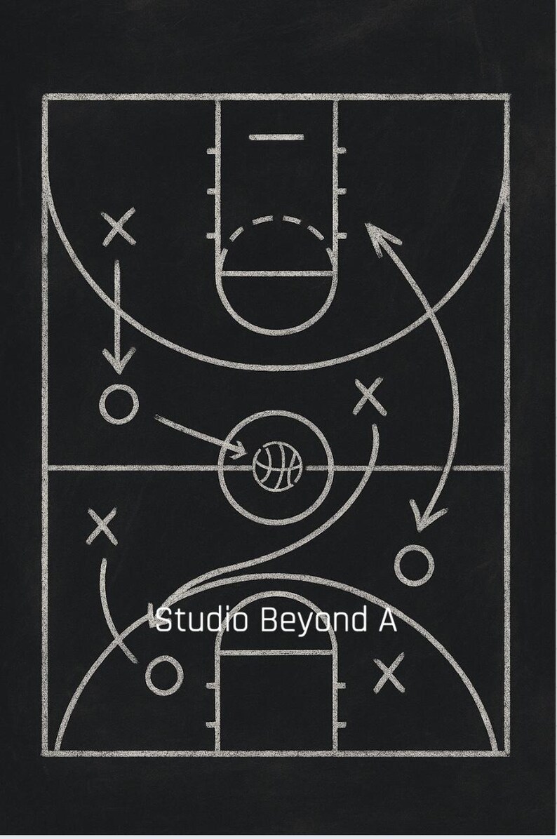 Basketball Wall Art Set – 8 Digital Prints | Teen Room Decor | Hard ...