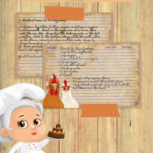 Silly Chicken Recipe Cards Country Kitchen Chicken Lover - Etsy